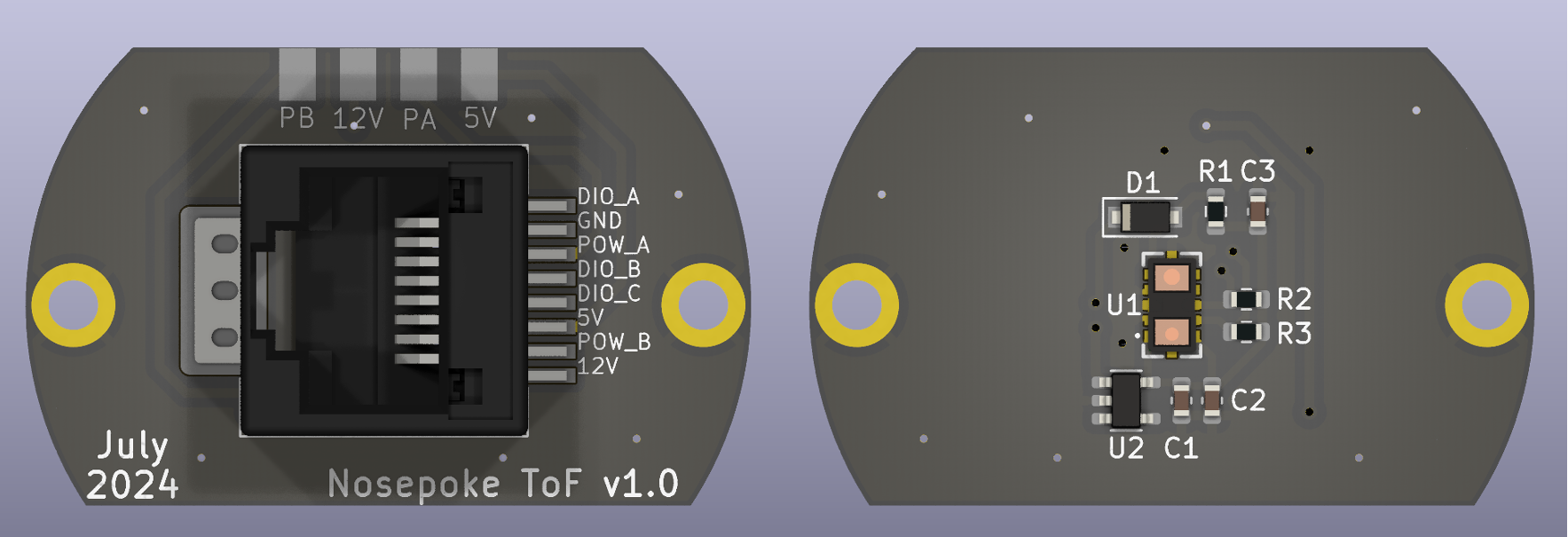 Electronics - Haptic Time of Flight Nosepoke Documentation
