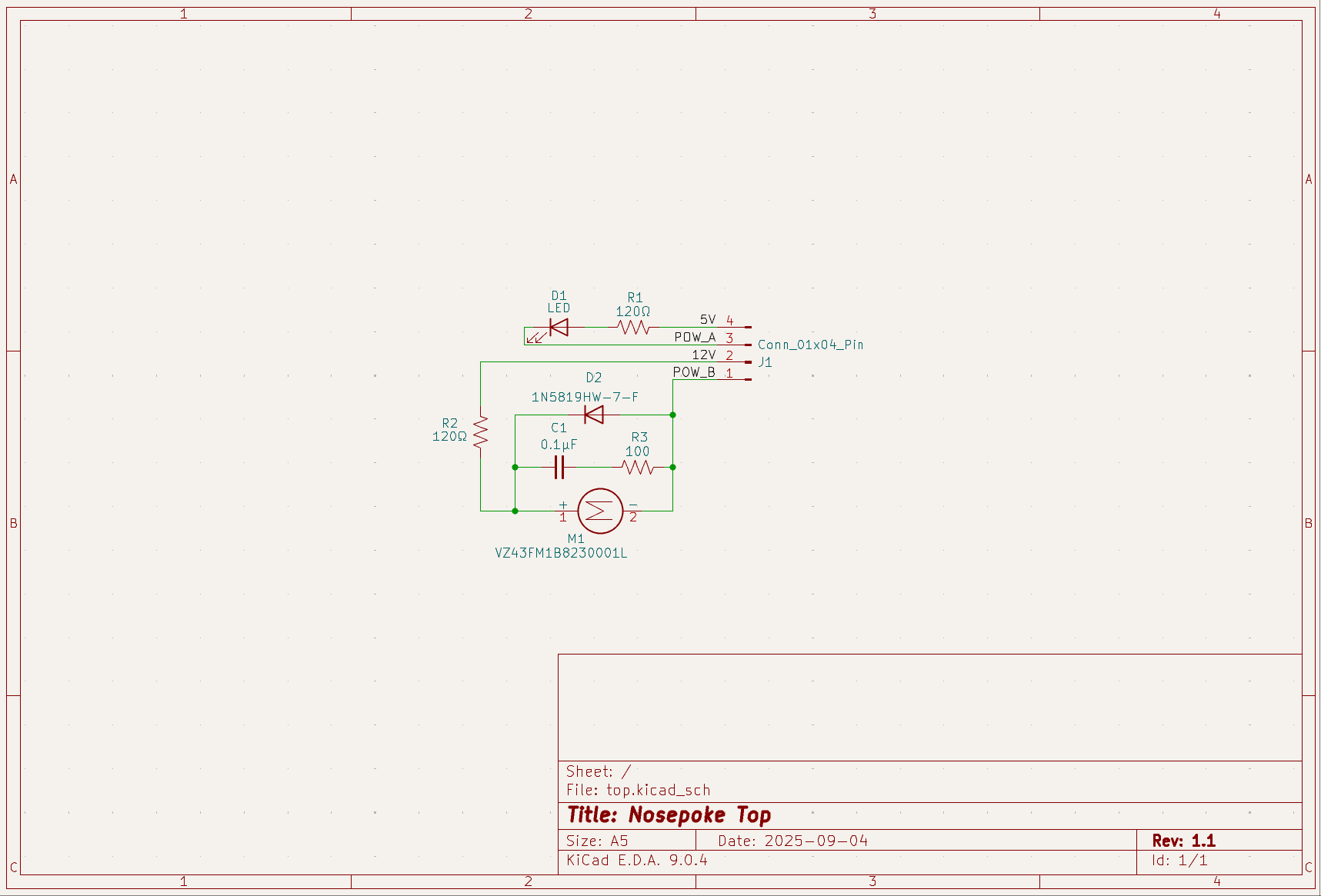 Electronics - Haptic Time of Flight Nosepoke Documentation