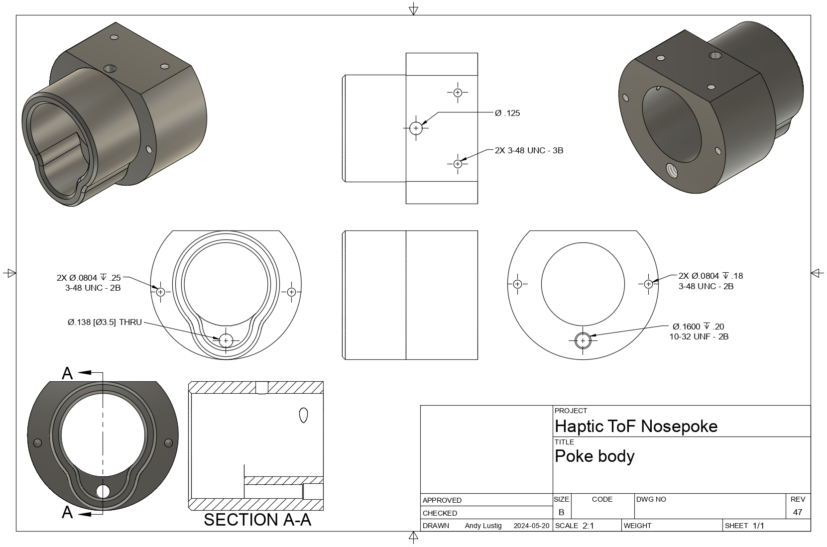 Hardware - Haptic Time of Flight Nosepoke Documentation
